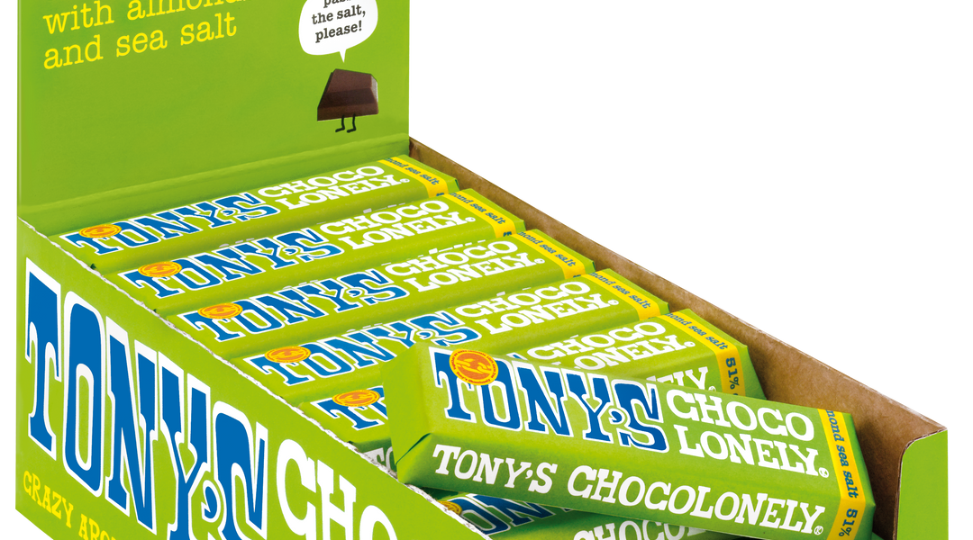 Zartbitter Mandel Meersalz – Tony's Chocolonely Germany