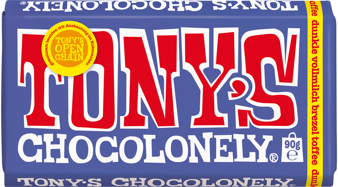 Dunkle Vollmilch Brezel Toffee – Tony's Chocolonely Germany